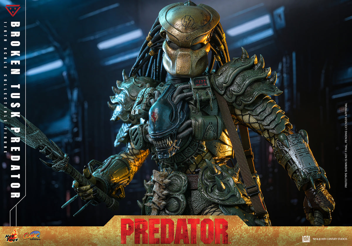 Hot Toys Broken Tusk Predator - Aliens vs. Predator Comics - CMS029 - – Movie Figures