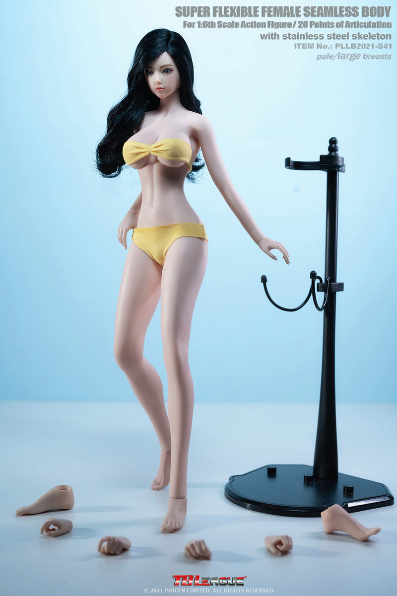 Phicen TBLeague S41 Pale Large Bust Female Seamless 1 6 Body Action F Movie Figures