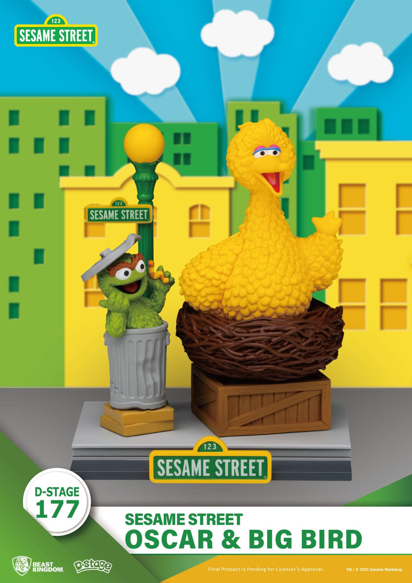 Beast Kingdom Oscar & Big Bird - Sesame Street - DS-177 - D-Stage Coll ...