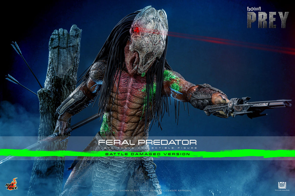 Hot Toys Feral Predator (Battle Damaged Version) - Prey - TMS173 - 1/6 ...
