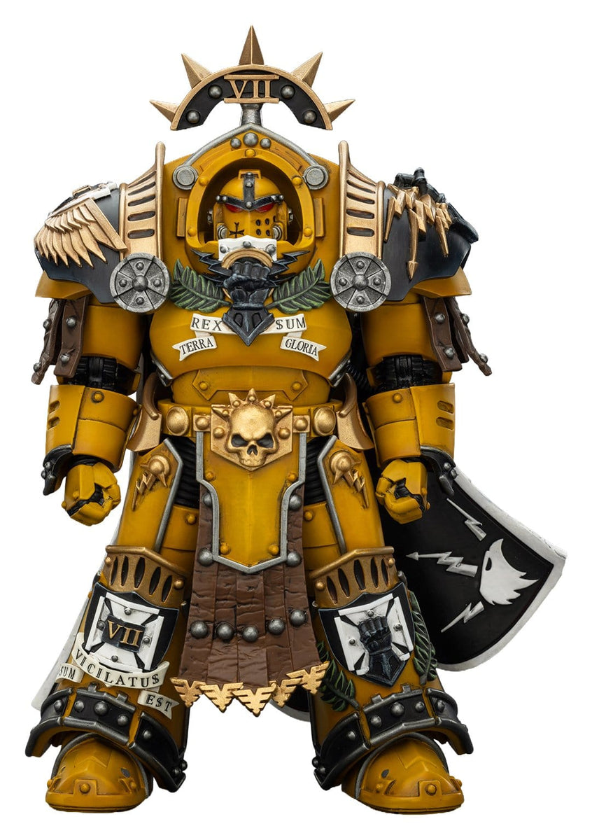 JOYTOY Imperial Fists Legion Praetor in Tartaros Terminator Armour wit ...