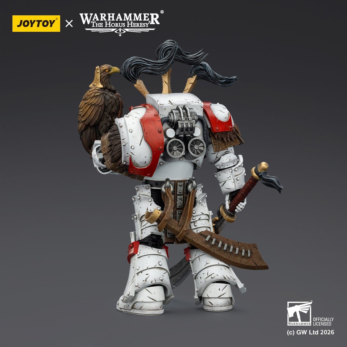 JOYTOY White Scars Legion Praetor in Cataphractii Terminator Armour wi ...