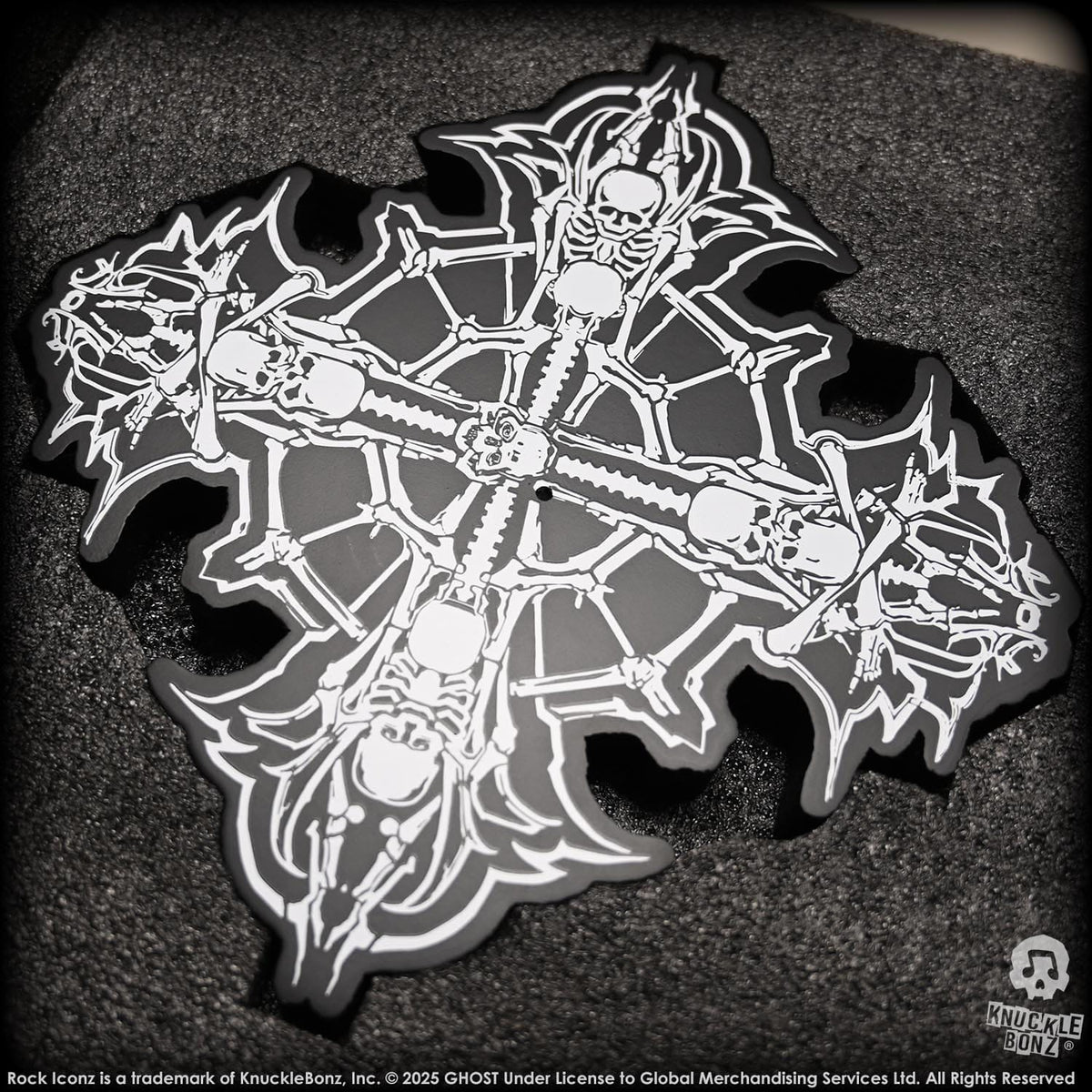 Knucklebonz Ghost Rock Iconz Papa V Perpetua Purple Robes Statue ...