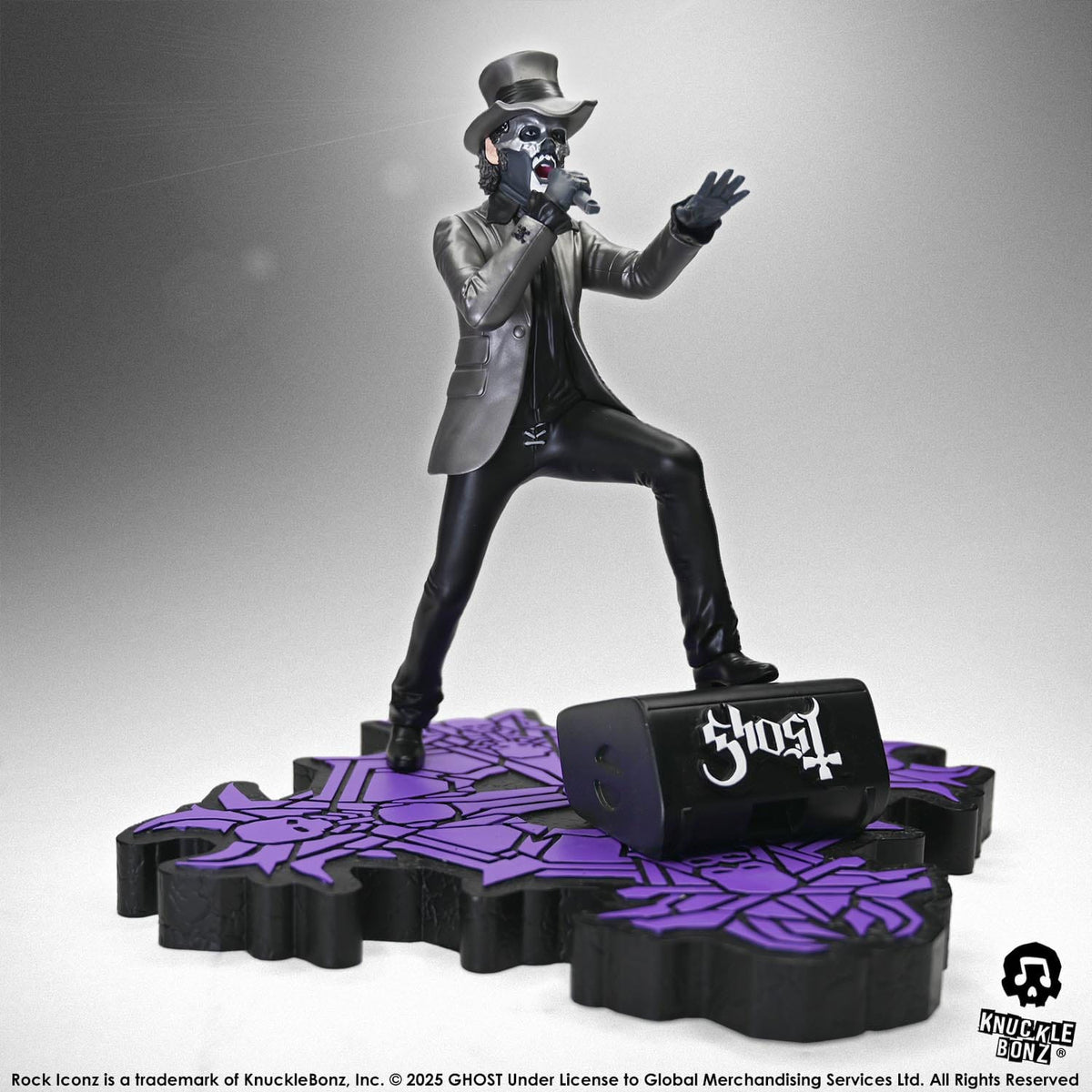Knucklebonz Ghost Rock Iconz Papa V Perpetua Top Hat Statue – Movie Figures