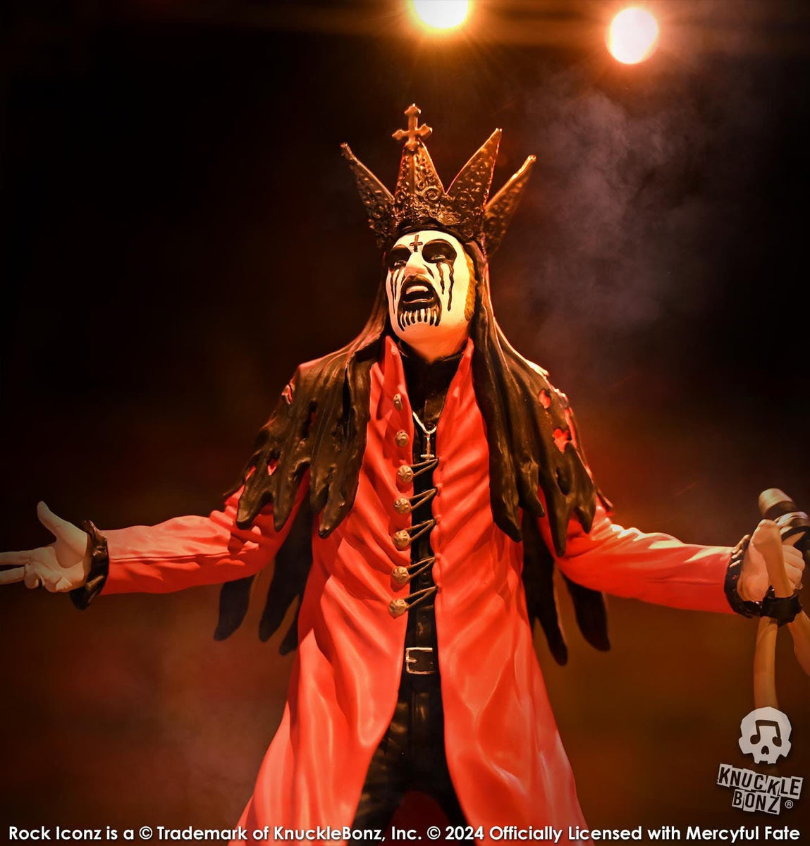 Knucklebonz Mercyful Fate Rock Iconz King Diamond III (Red Version) St ...