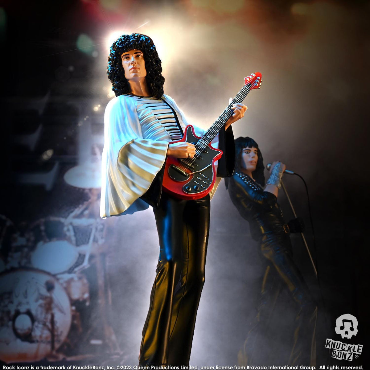 Knucklebonz Queen Rock Iconz Brian May II (Sheer Heart Attack Era) Sta ...