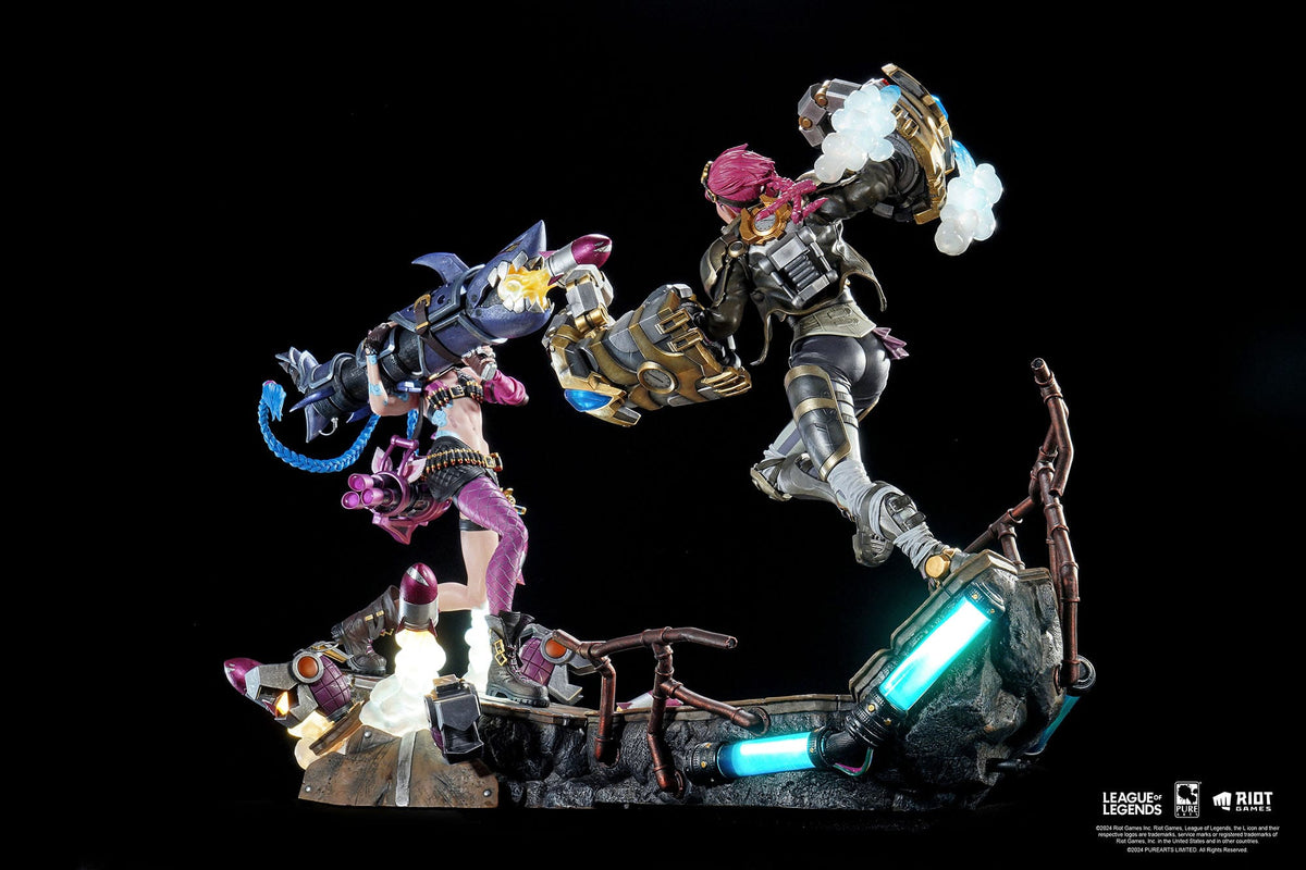 PUREARTS Jinx & Vi - League of Legends - 1/6 Scale Collectible Statue ...