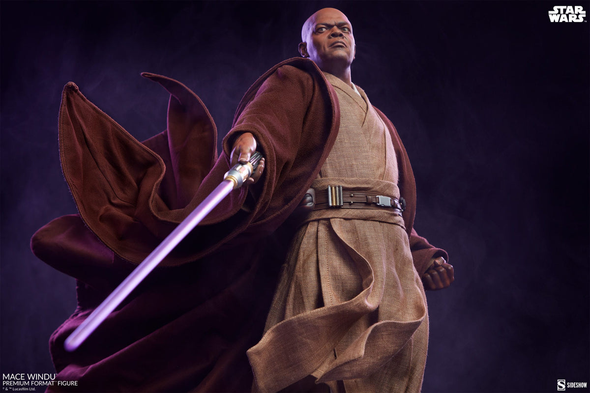 Sideshow Collectibles Star Wars Episode III Mace Windu Premium Format ...