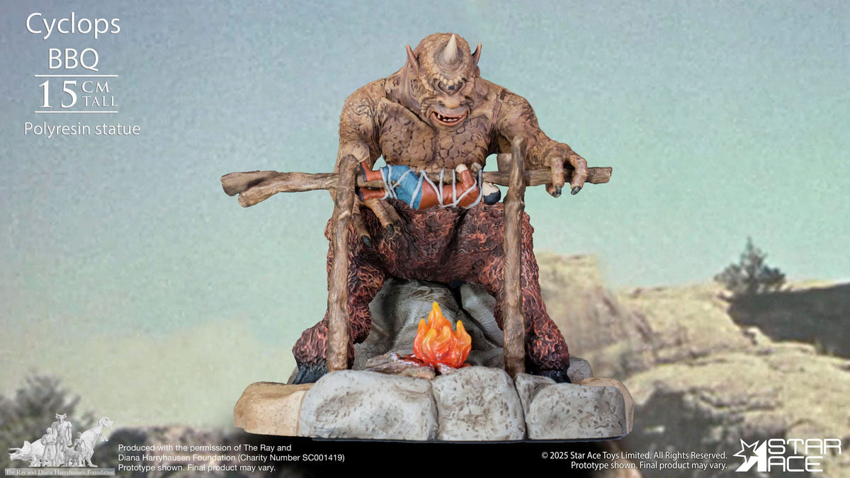 Star Ace Toys Ray Harryhausen's Cyclops Barbecue Scene 1/8 Diorama Sta ...