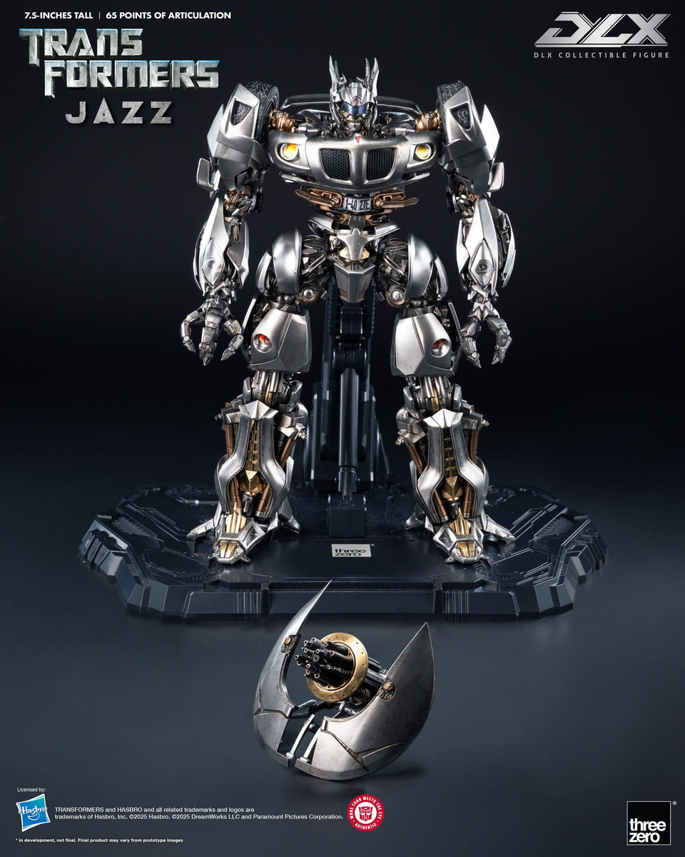 Threezero Transformers (2007) Jazz DLX 1/6 Action Figure – Movie Figures