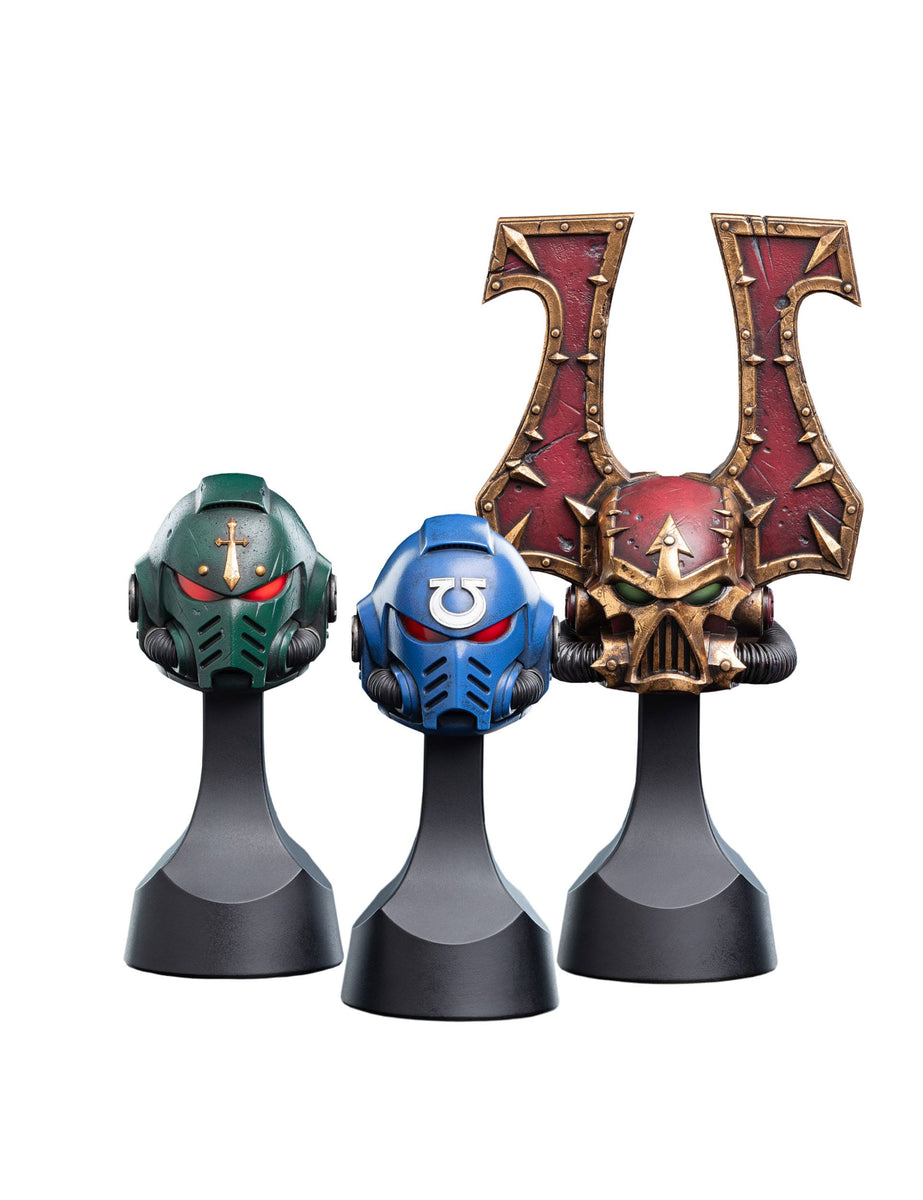 Weta Warhammer 40,000 Ultramarines Helm 1/4 Replica Statue – Movie Figures